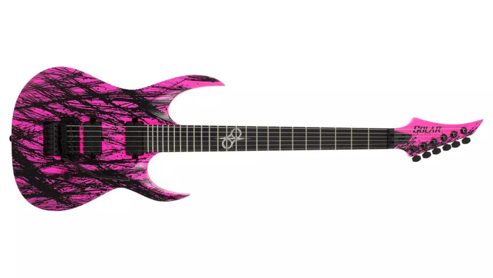Solar Guitars Canibalismo - More Blood spatter finishes for Ola Englund ...