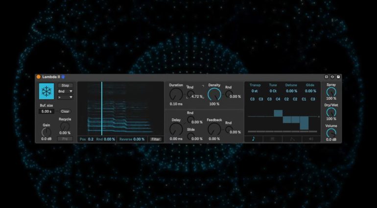 Lambda II: real-time granular effects Max for Live device - gearnews.com