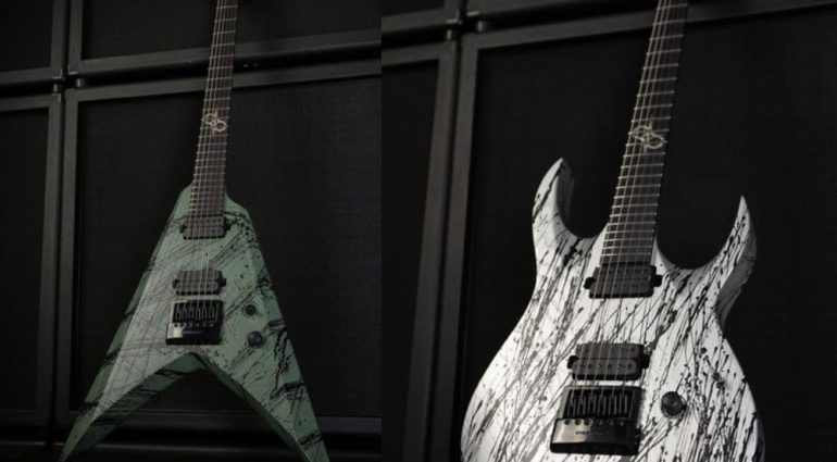 Solar Guitars Canibalismo - More Blood spatter finishes for Ola Englund ...