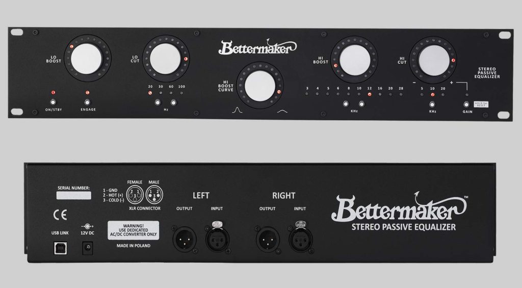 Bettermaker Stereo Passive Equalizer with DAW control - gearnews.com