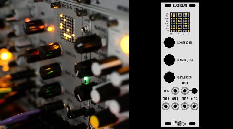 Superbooth 22 Sebsongs Modular Euclidean Algorithmic Gate Sequencer