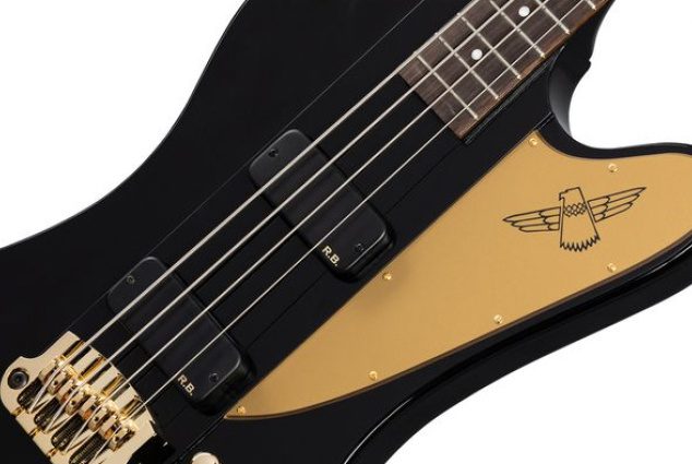 Gibson Rex Brown Signature Thunderbird: All black bass with plenty of ...