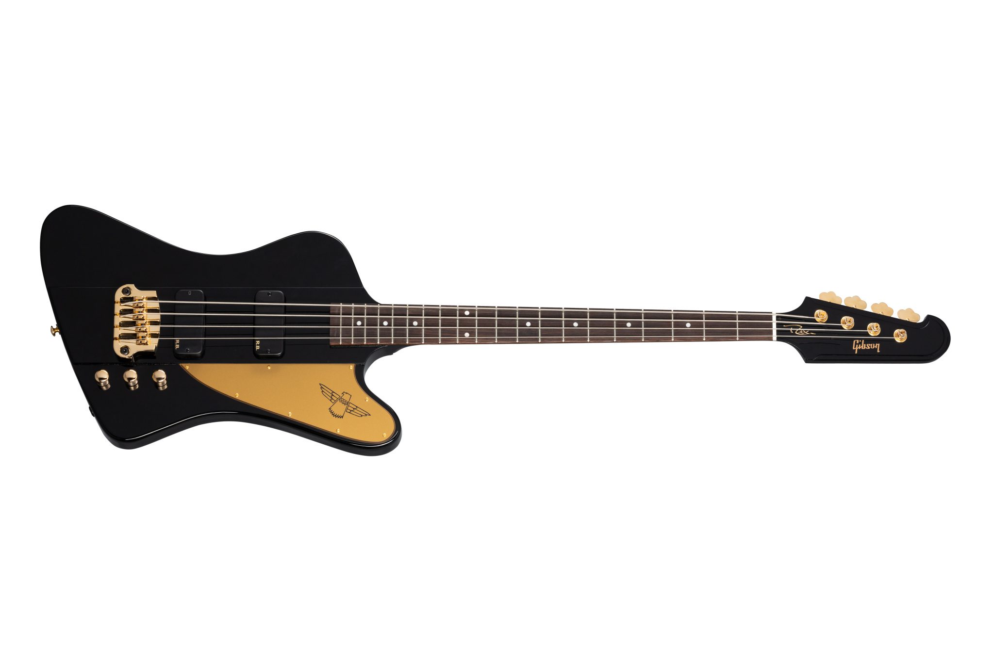 Gibson Rex Brown Signature Thunderbird: All black bass with plenty of ...