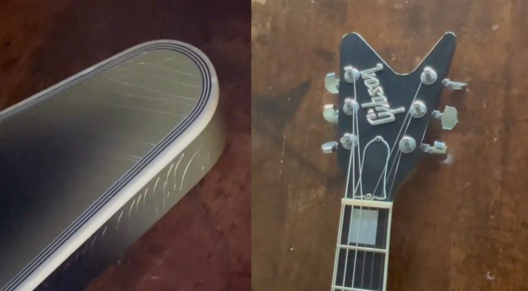 Gibson Adam Jones Flying V Prototype #3 - gearnews.com