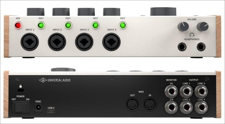 Universal Audio Volt 476p and Volt 4 interfaces - gearnews.com