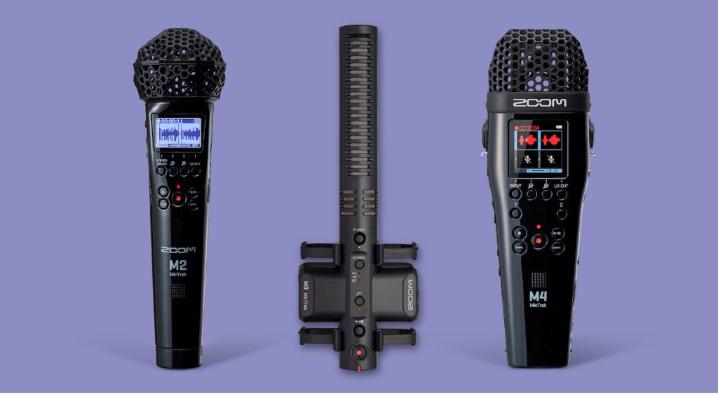 Introducing the Zoom MicTrak Series 32-bit float digital recorders