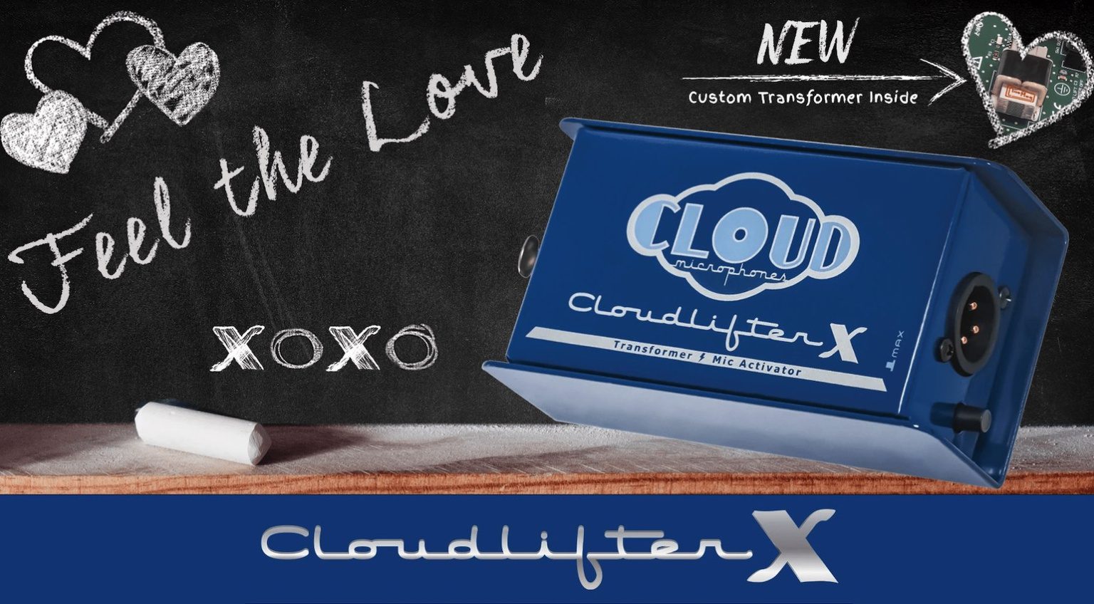 Introducing the Cloudlifter X transformer-based in-line mic pre